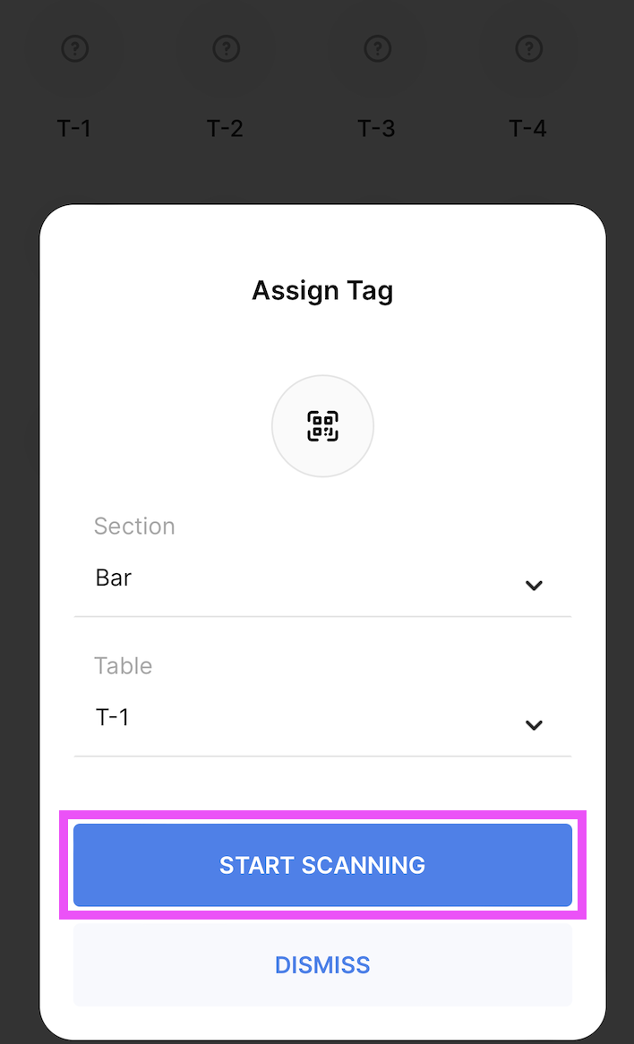 Tags: Set Up QR Codes for your tables
