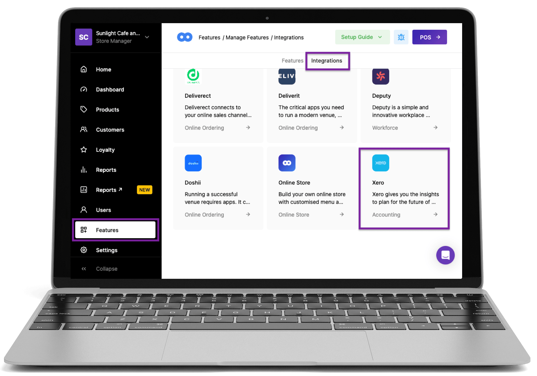 Integrating OOLIO POS with Xero