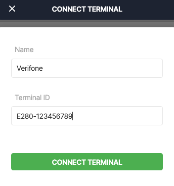 Setting Up: Payment Terminals